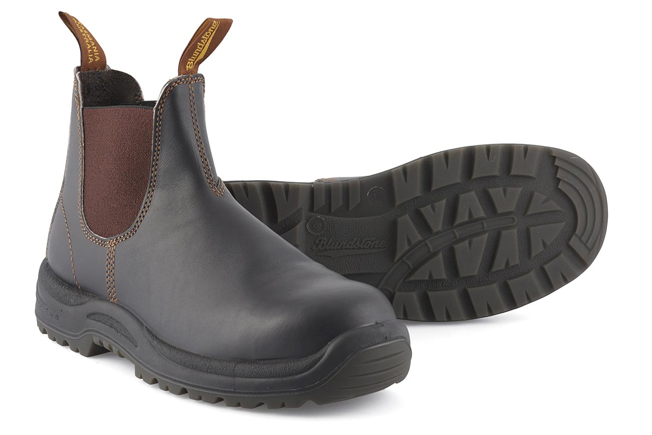 Buy #192 Brown Leather Safety Boots | Blundstone Official